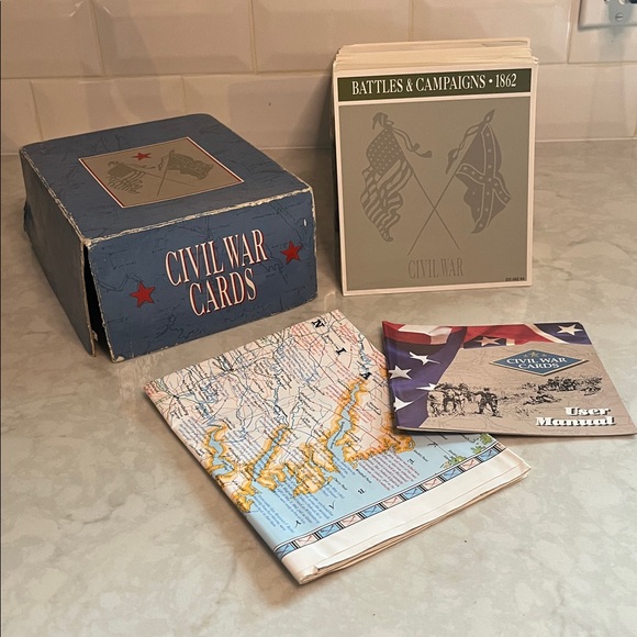 Atlas | Other | Vintage Civil War Cards Box Set Historical Pictorial ...
